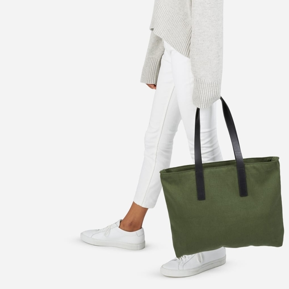 Everlane | Bags | Everlane Twill Zip Tote Os | Poshmark